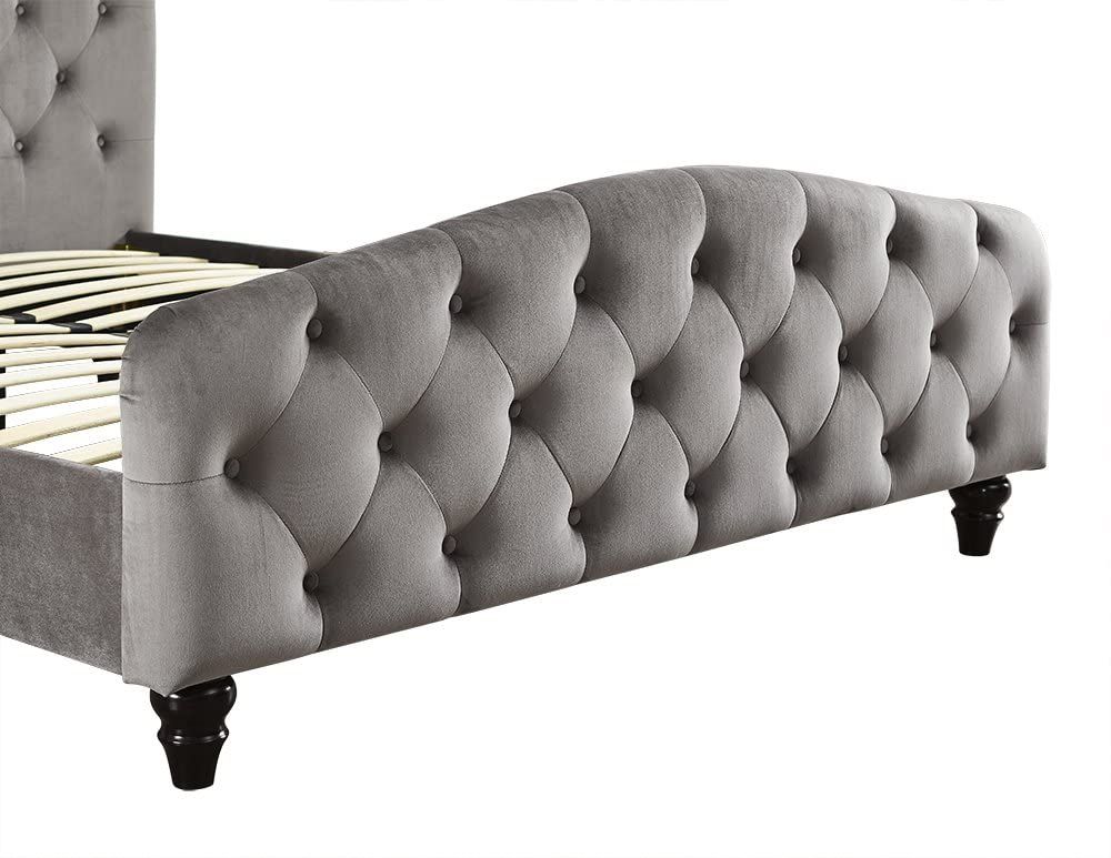 G.F - Bed - Grey | Baytooty-eg.com