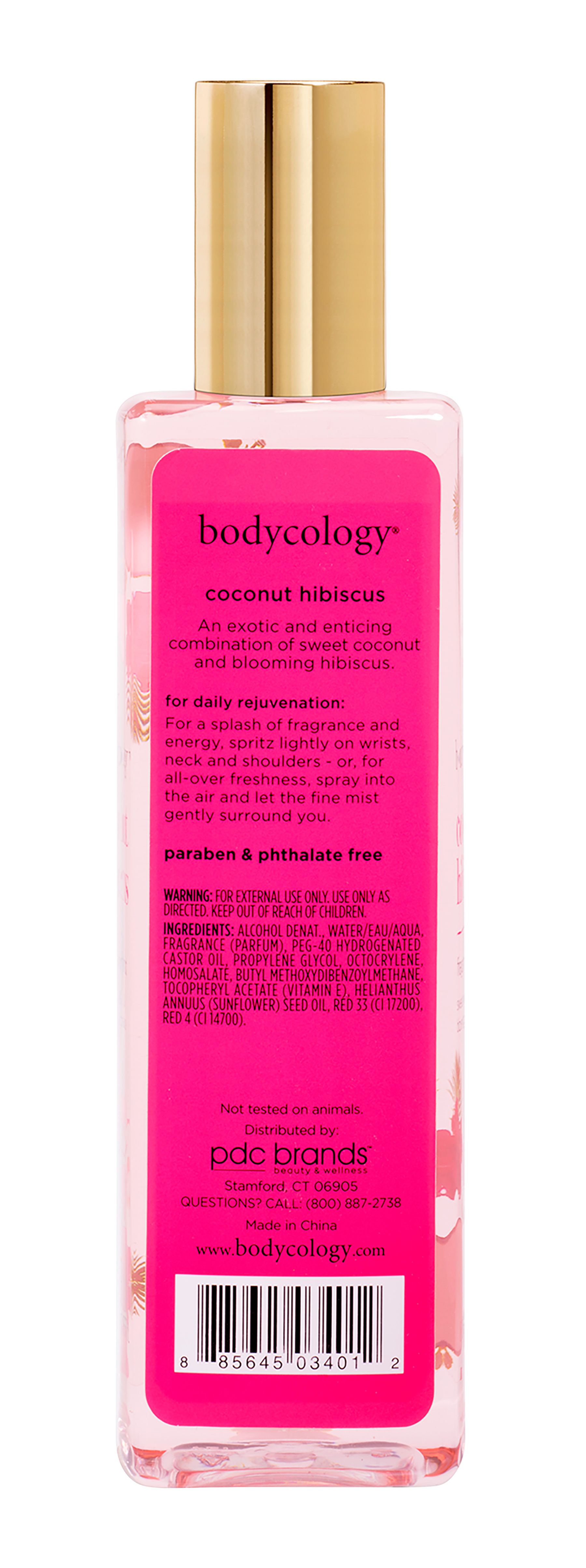 Bodycology Coconut Hibiscus Perfume 237 ML Body Mist for Wom ...