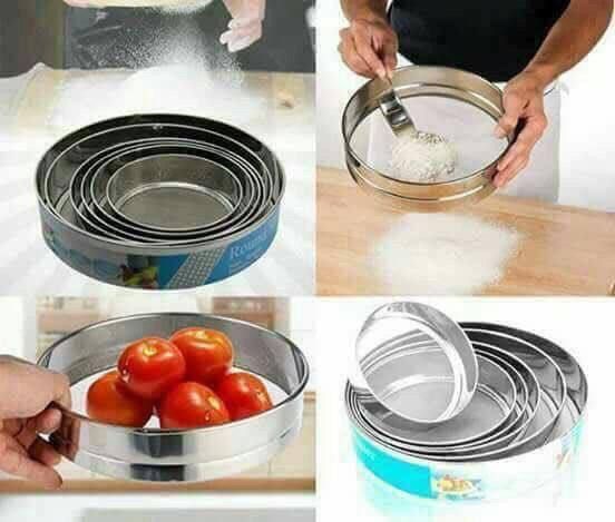 Stainless Steel Sieve Set - Multi-Purpose | Hevo trade