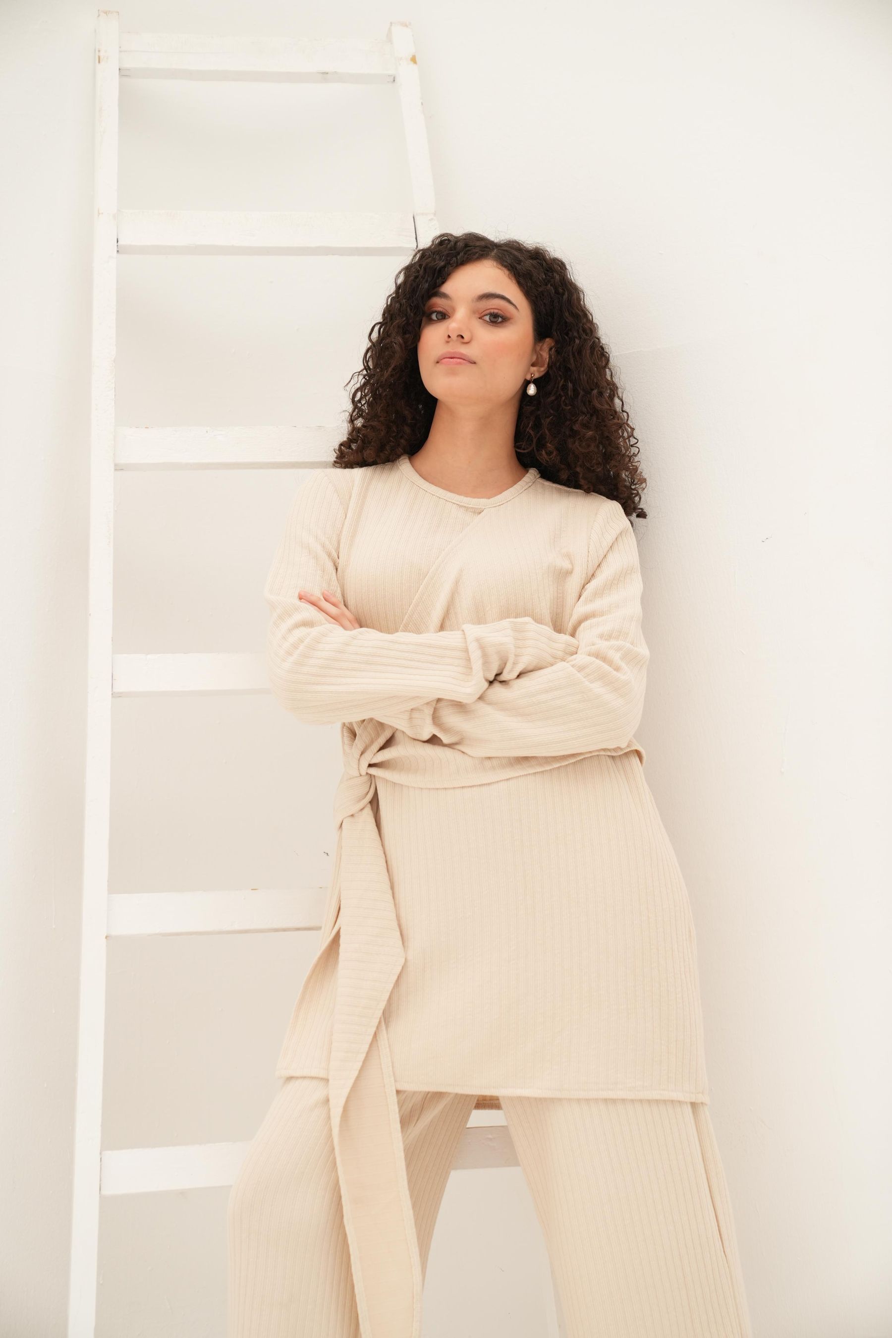 All-in-one set in Beige | Yasmine