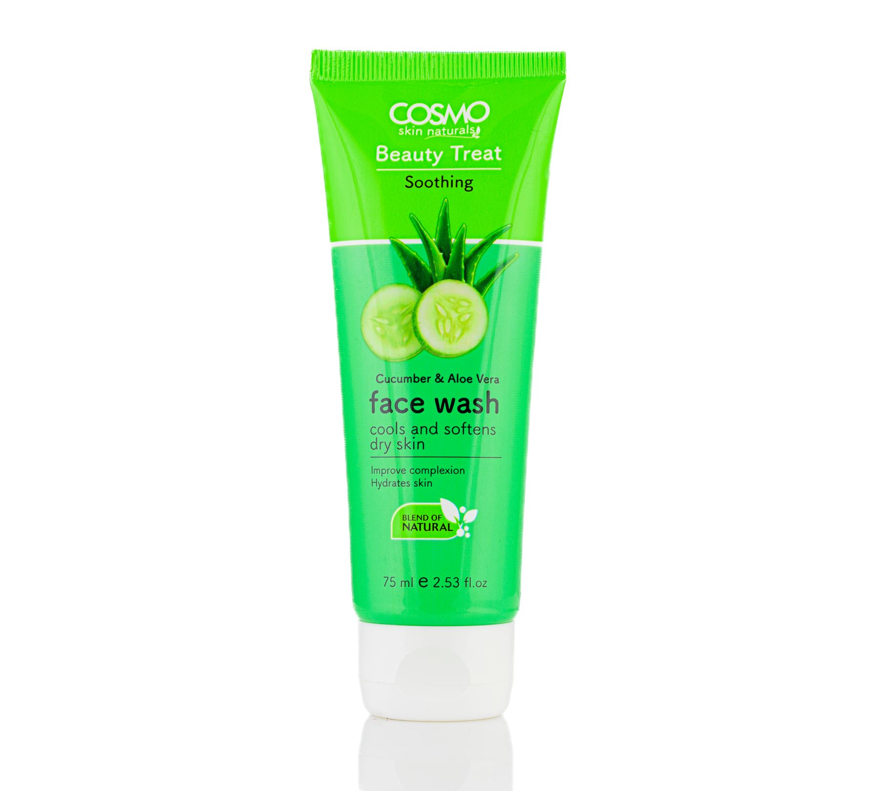 COSMO CUCUMBER & ALOE VERA FACE WASH 75ML | NICHE TRADING QATAR