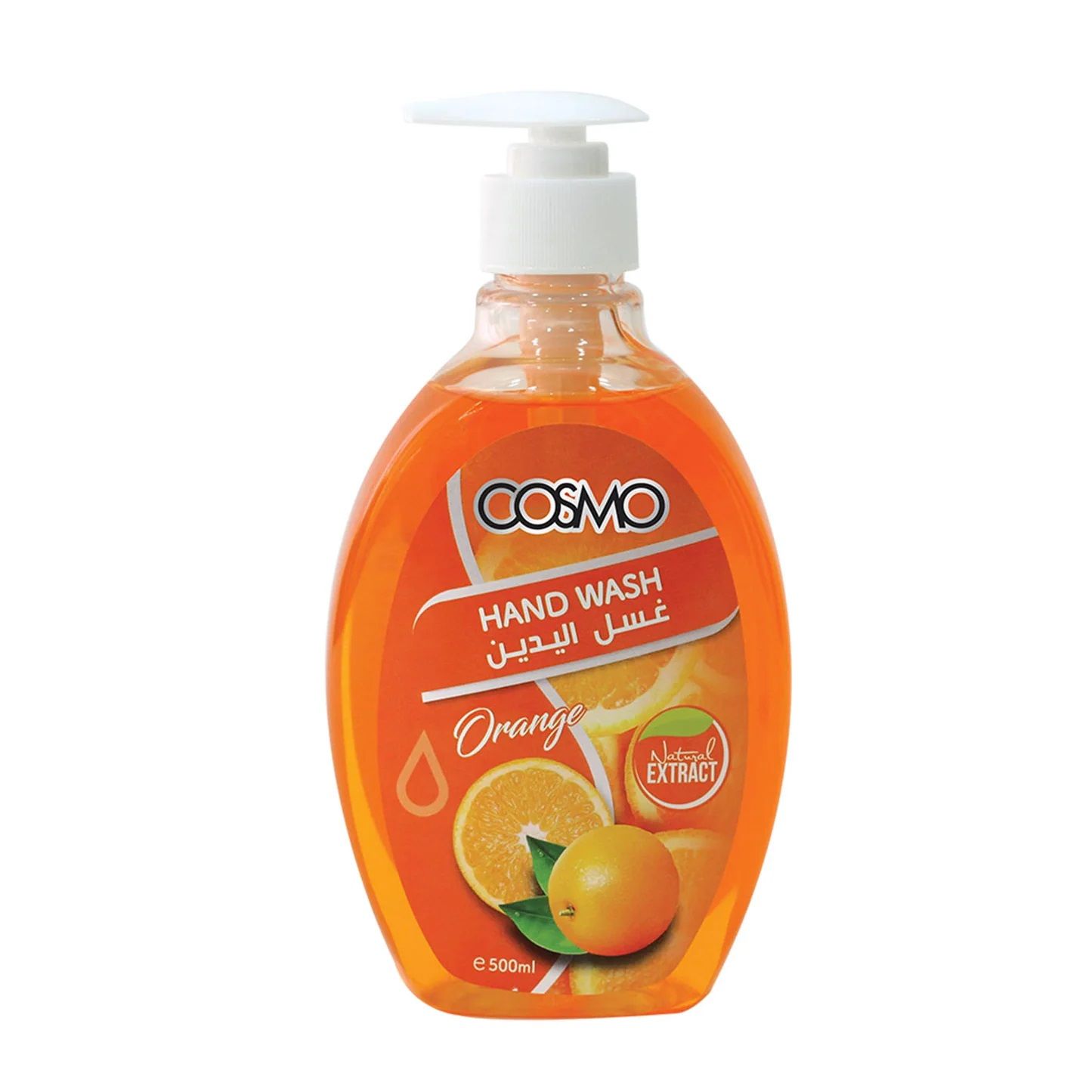 COSMO HAND WASH ORANGE 500ML | NICHE TRADING QATAR