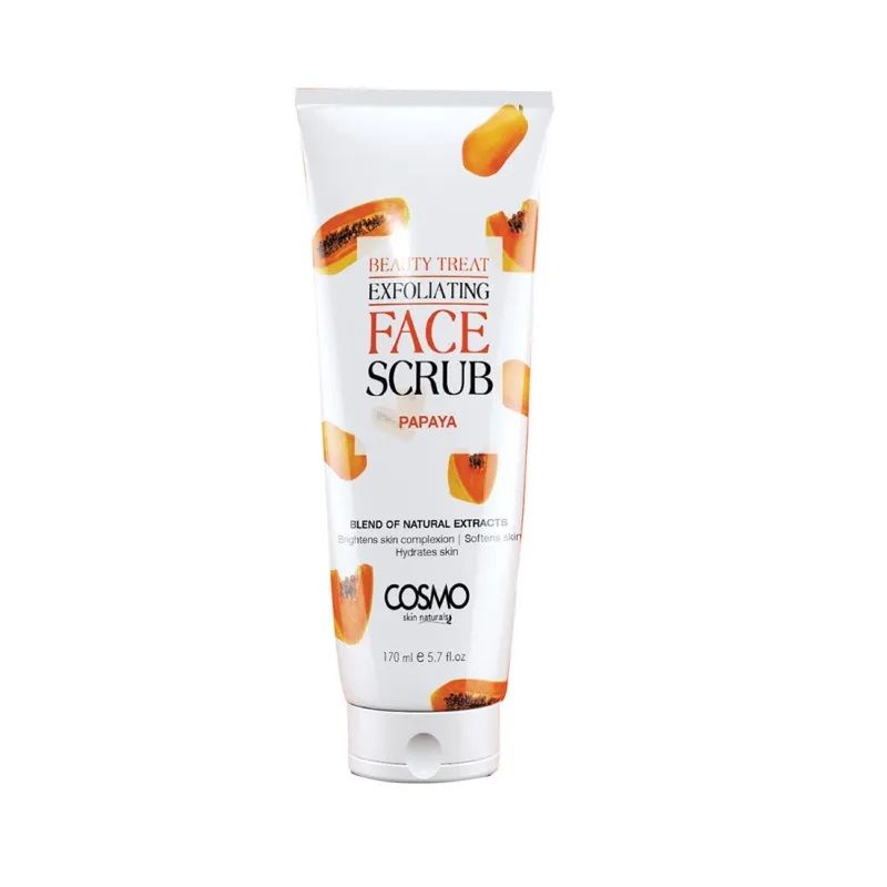 COSMO PAPAYA SCRUB 170ML TUBE | NICHE TRADING QATAR