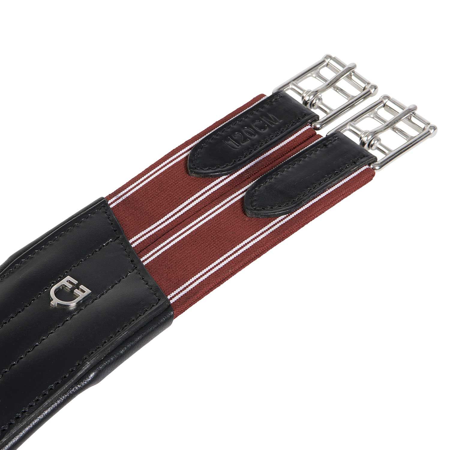 JUMPING GIRTH IN LEATHER WITH PROTECTORS | equitalento