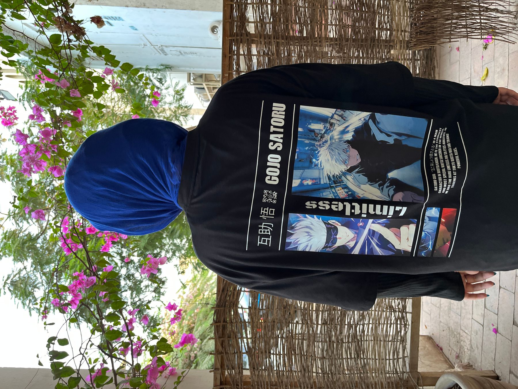 “LIMITLESS” Gojo Satoru Oversized Anime Tee | Riptide eg