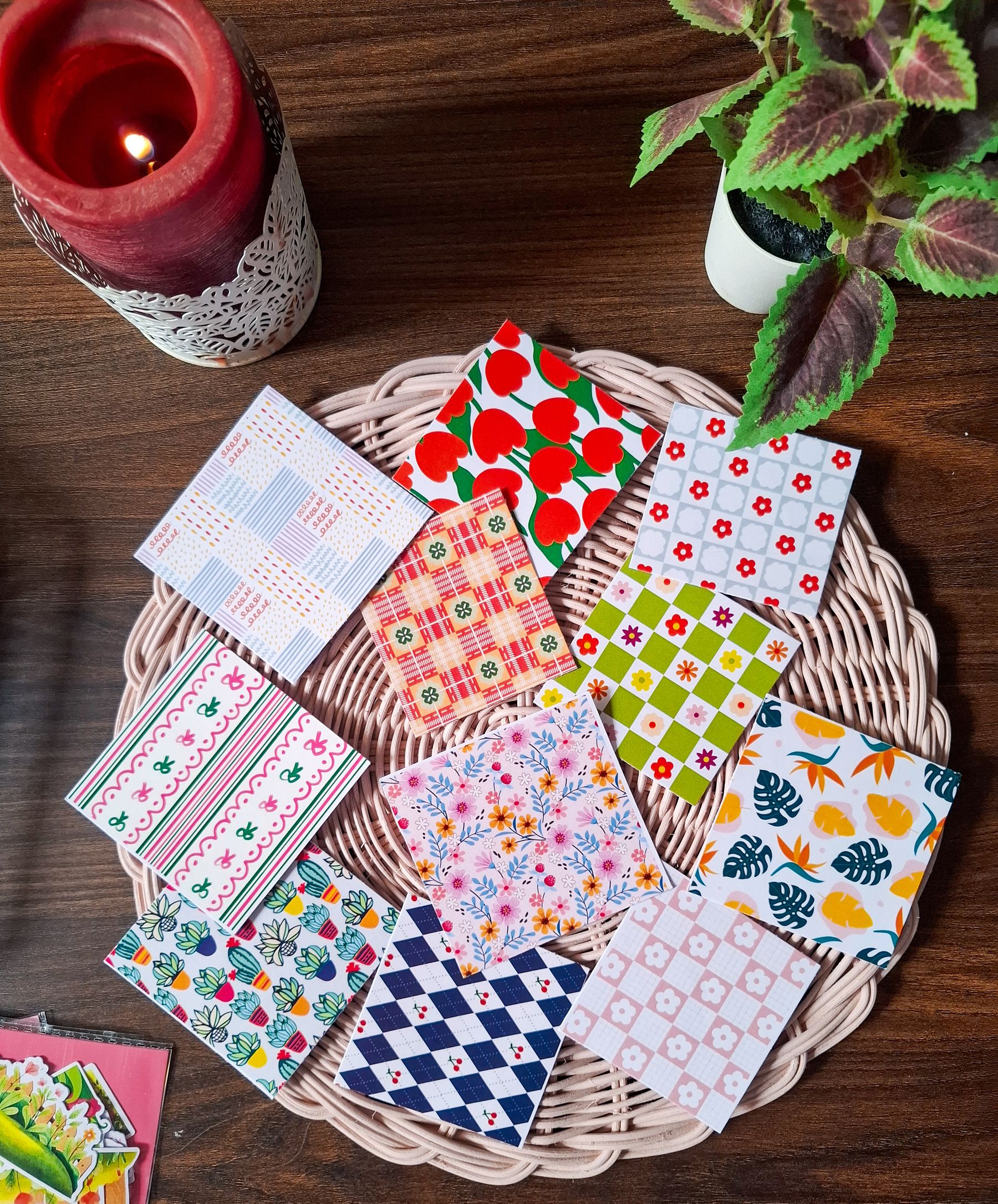 Patterns Stickers Pack (12 Pieces) | Crafts By Dalia